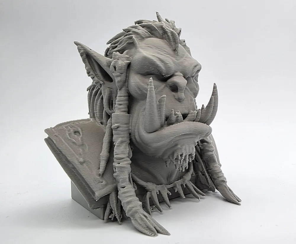 Orc Chieftain Bust by Triple G Workshop MakerWorld: Download Free 3D Models