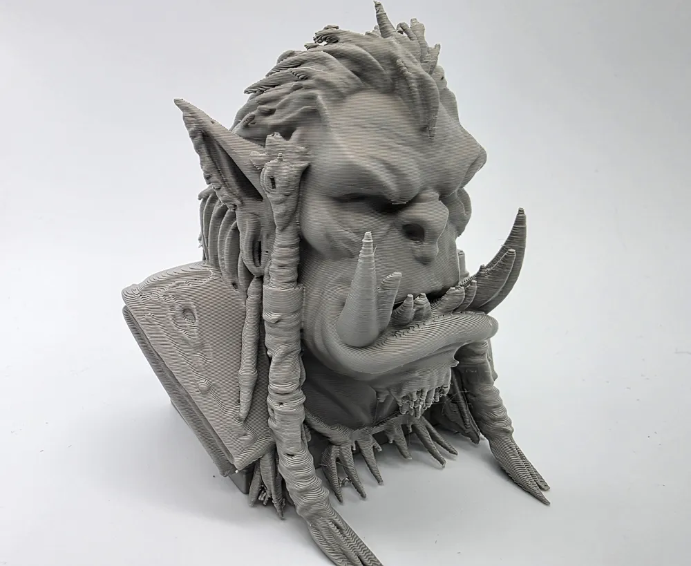 Orc Chieftain Bust by Triple G Workshop MakerWorld: Download Free 3D Models