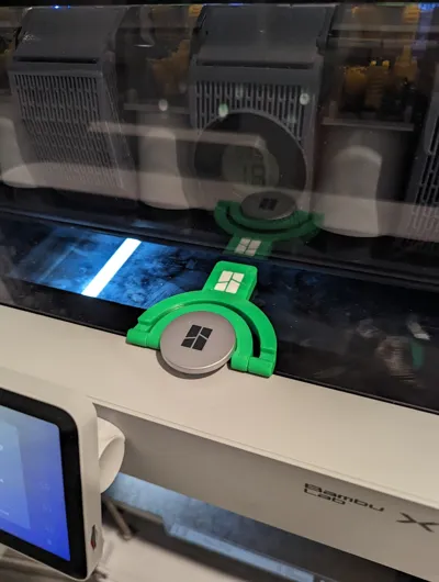 Top Glass Lid Riser for Bambu P1S / P1P / X1E / X1C by Chester3D ...