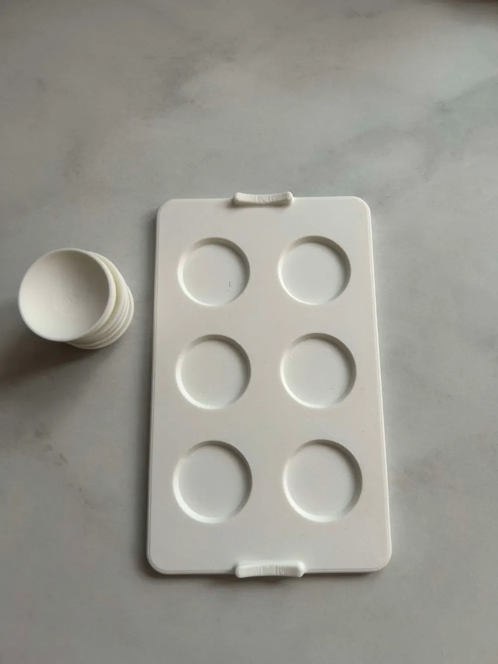 paint palette (tray) - Free 3D Print Model - MakerWorld