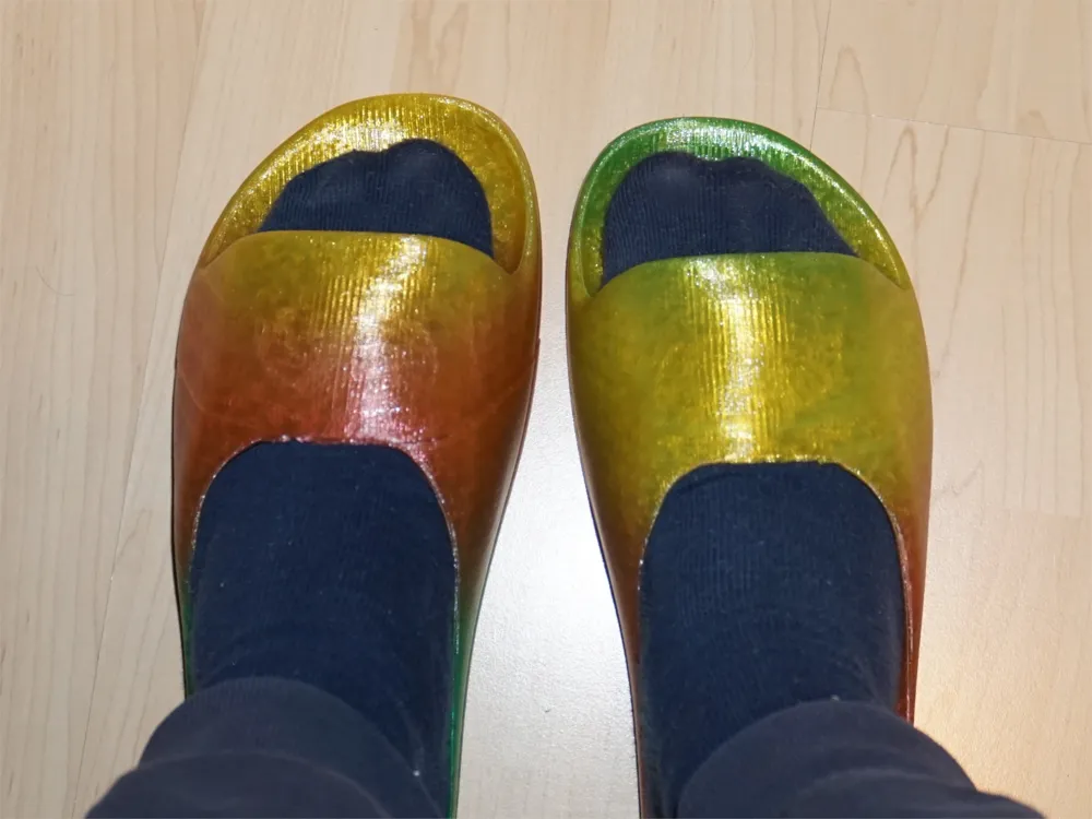 Slide Shoes - Fully 3d-printed - Wavy sole pattern Remixed by How To ...