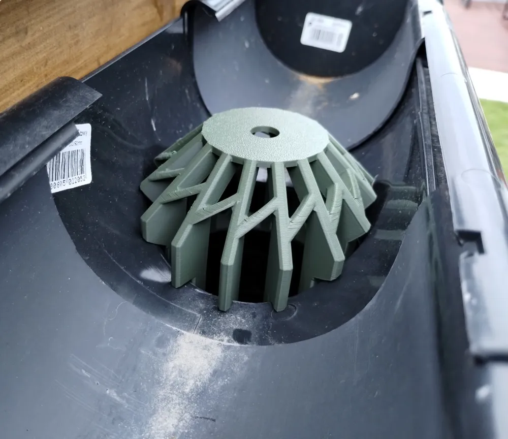 Gutter sieve, leaf catcher, rain gutter leaf guard Remixed by thesurix ...