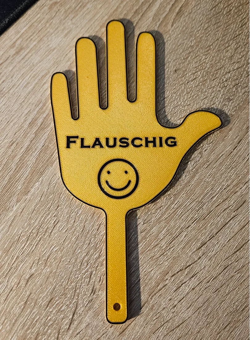 A "fluffy" hand symbol for live streams by 3D_Onkel - MakerWorld