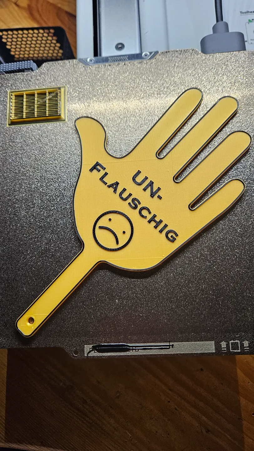 A "fluffy" hand symbol for live streams by 3D_Onkel - MakerWorld