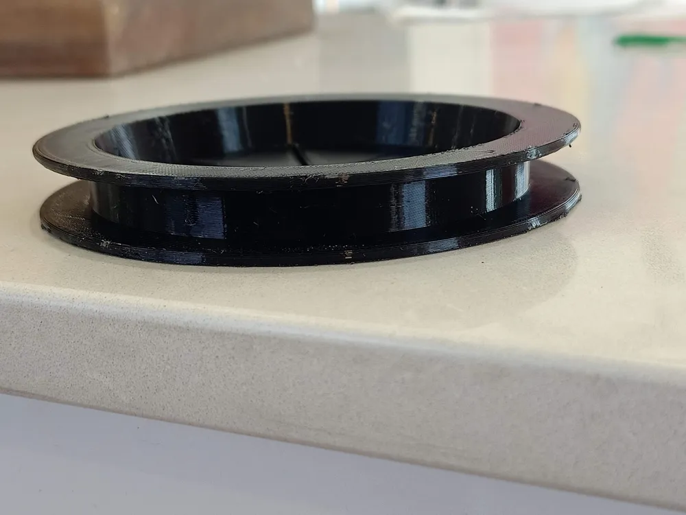 Flexible Cable entry. 92mm hole. 10mm thick wall - Free 3D Print Model ...