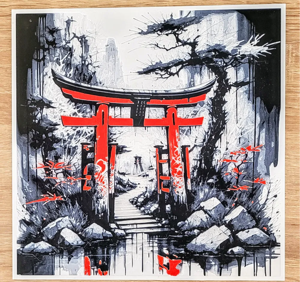 Red Torii Color Pop by Kissoon99 - MakerWorld