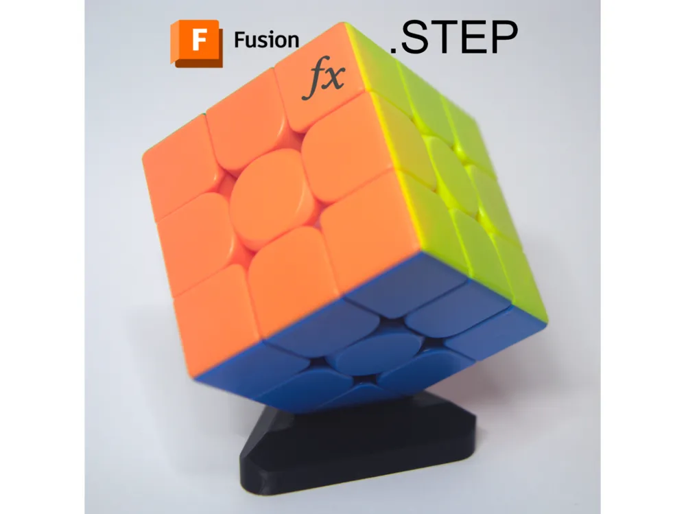 Rubik's Cube Podium Display Stand by PILED3D - MakerWorld