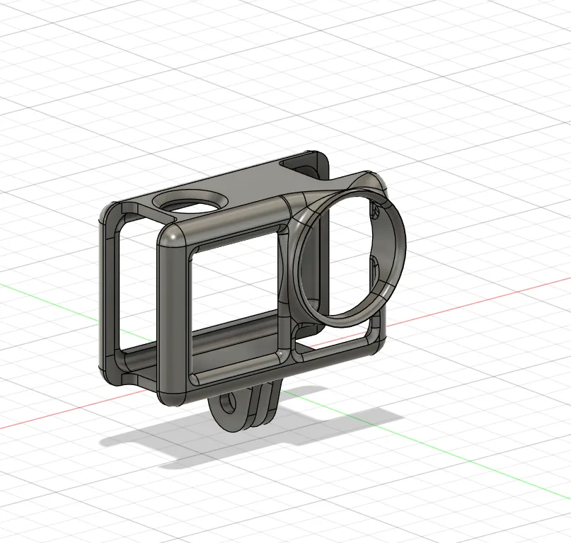 3Dプリント DJI Osmo Action 4/5 マウント/ケージ - 無料3Dモデル -MakerWorld