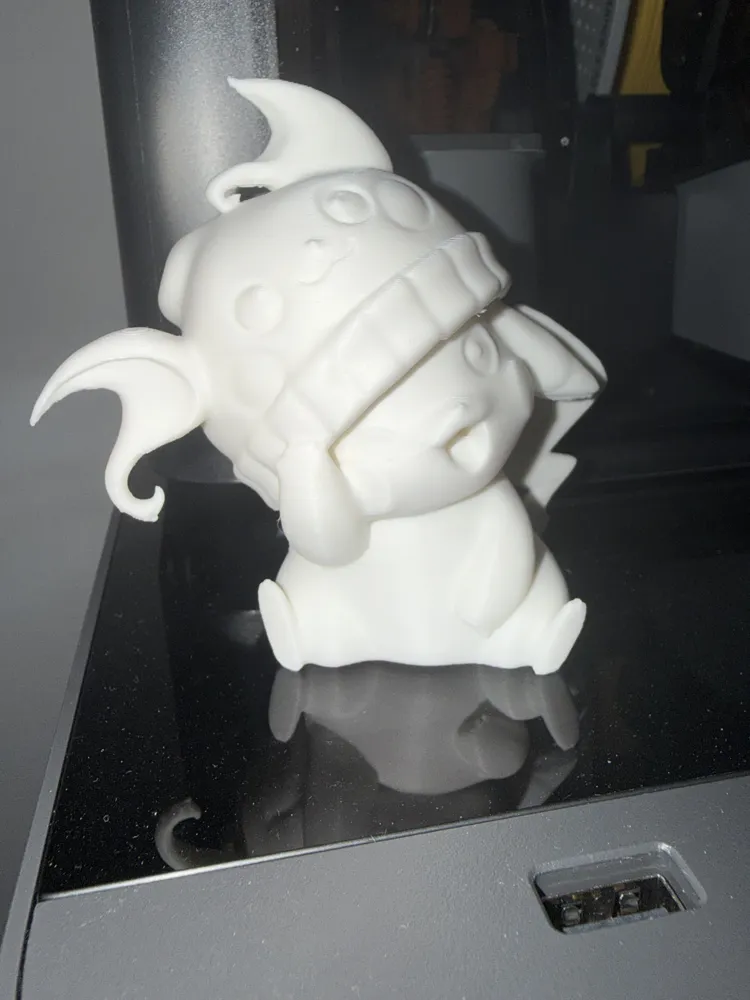 Pikachu with Raichu Hat - Cute Pokémon Figure - Free 3D Print Model ...
