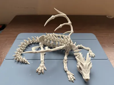 Articulated skeleton dragon by BT3D printing MakerWorld: Download Free ...