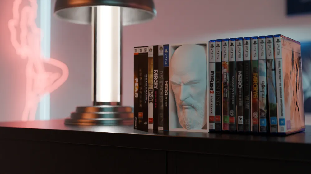 Kratos Book Nook by theStonefox MakerWorld: Download Free 3D Models