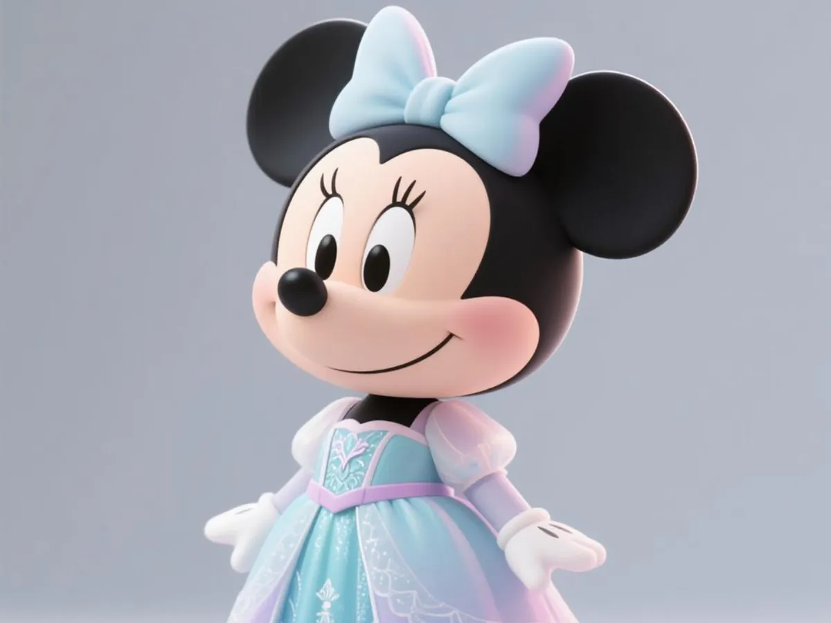 Minnie Mouse in Elsa Dress - Free 3D Print Model - MakerWorld