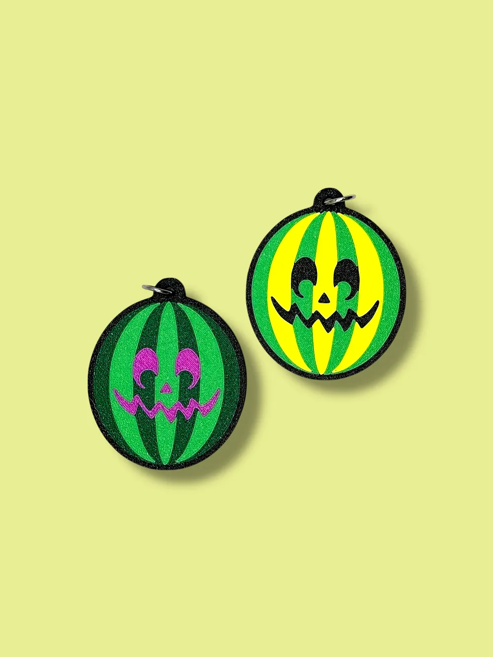 Summerween Halloween Watermelon Pumpkin Keychain by Manic 3D Prints ...