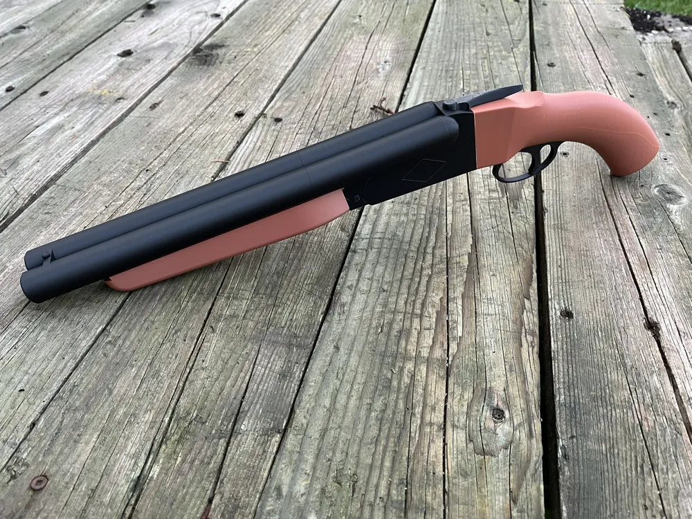 Double Barrel Sawed Off Shotgun Prop - Free 3D Print Model - MakerWorld