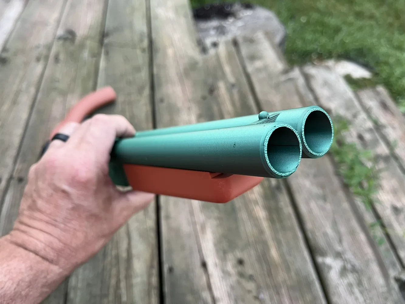 Double Barrel Sawed Off Shotgun Prop - Free 3D Print Model - MakerWorld