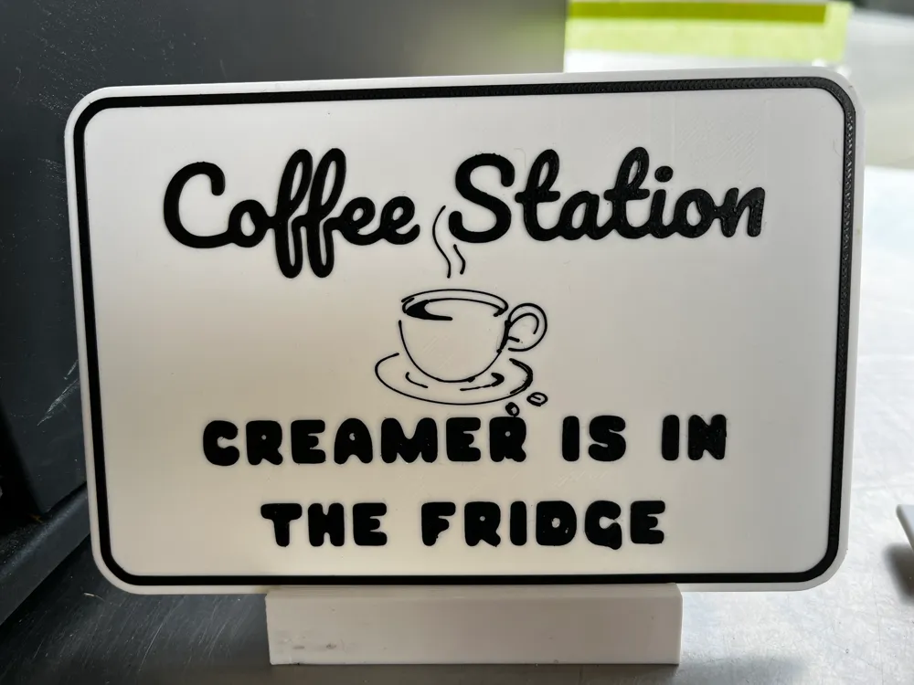 Coffee Station Sign by ceaddl - MakerWorld