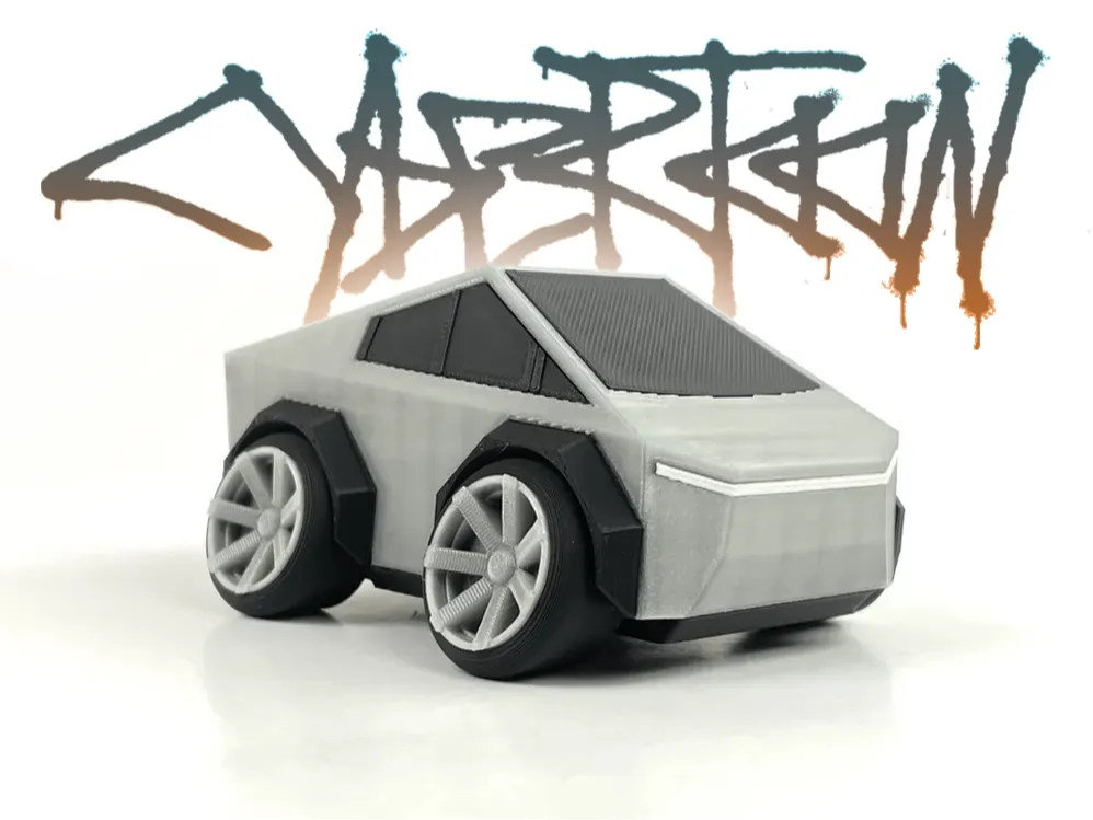 Tooned CYBERTRUCK - Model kit by soarpix - MakerWorld