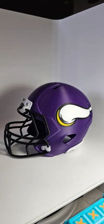 Minnesota Vikings Football Helmet by animuL67 MakerWorld: Download Free ...