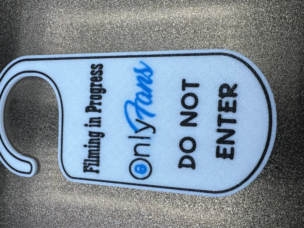 Only fans prank door sign hanger two versions by 3Dprinting4fun ...
