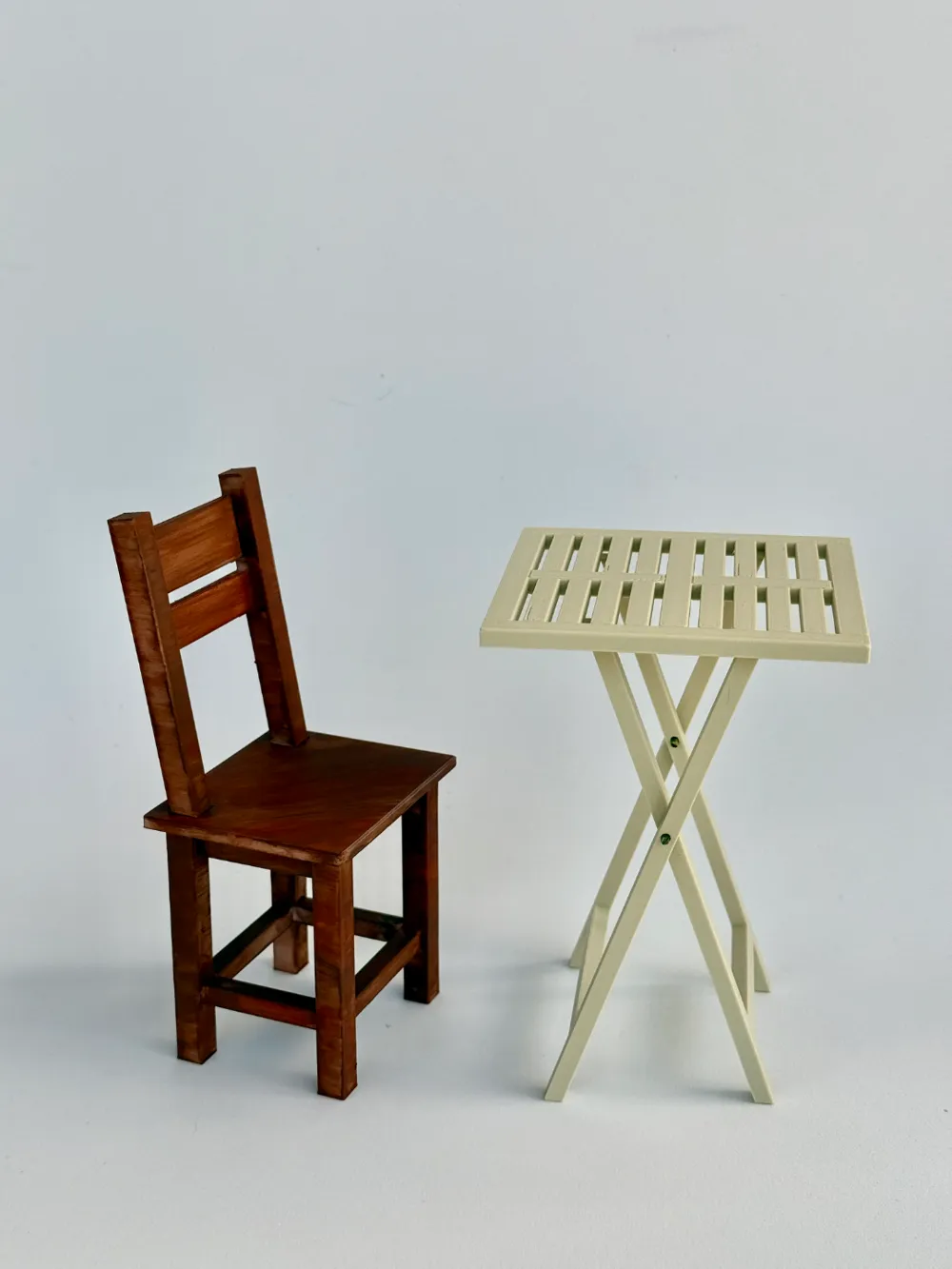 Vintage Wooden Dollhouse Chair – Scale Model - Free 3D Print Model ...
