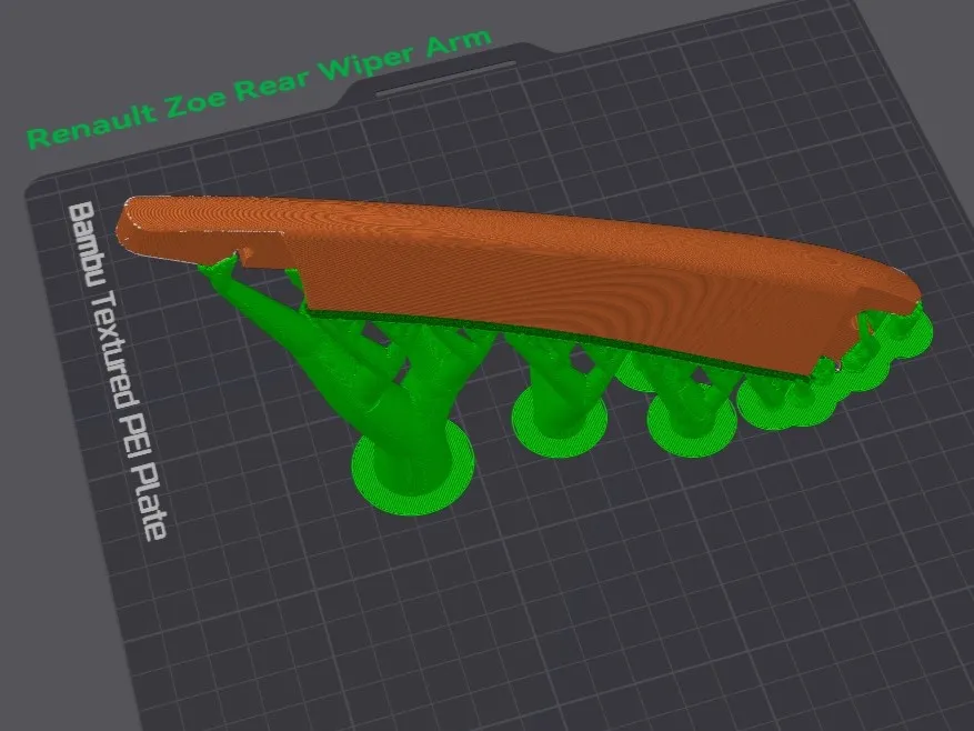 Renault Zoe rear wiper arm - Free 3D Print Model - MakerWorld
