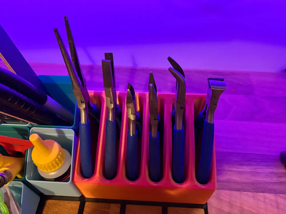 Gridfinity Vertical Mini Plier Holder x 6 by brilliousMakerWorld ...