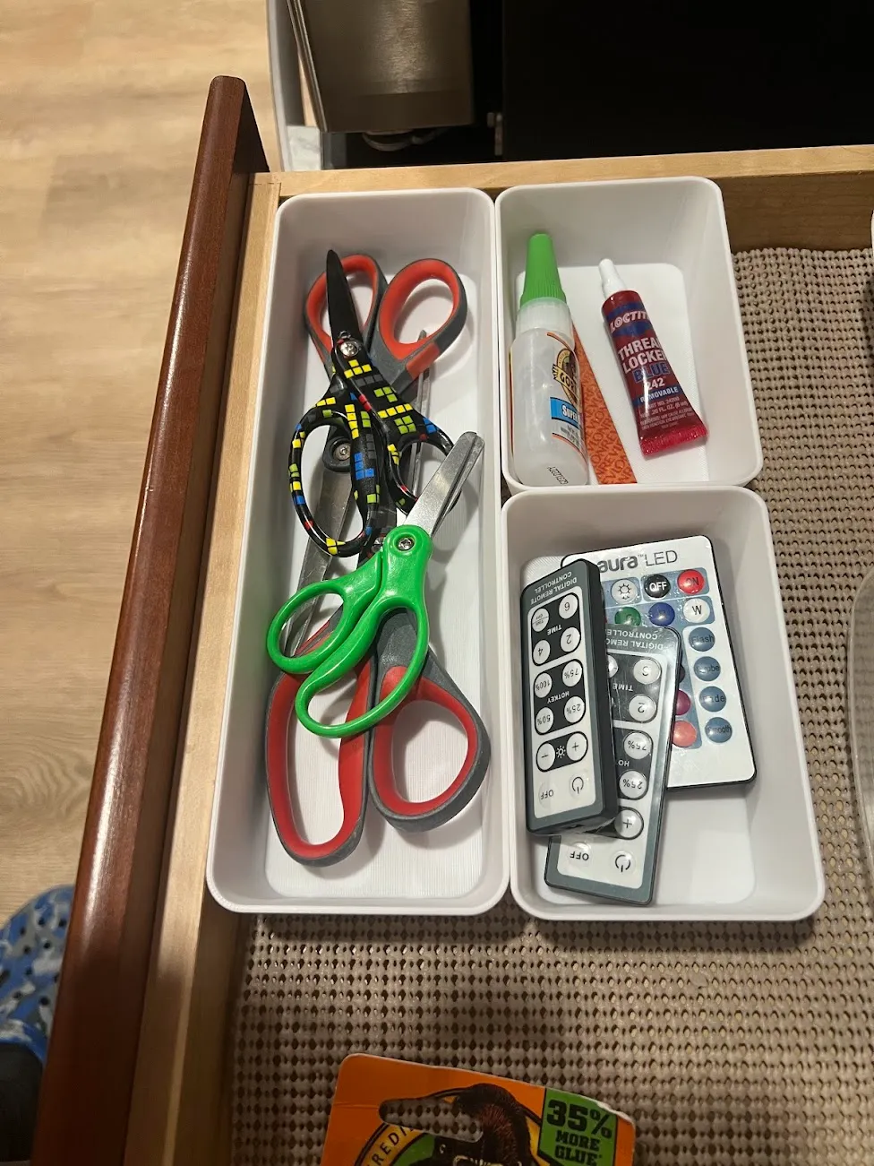 Shallow Desk Junk Drawer Organizer Storage Tray's Remixed by LivBigSki ...