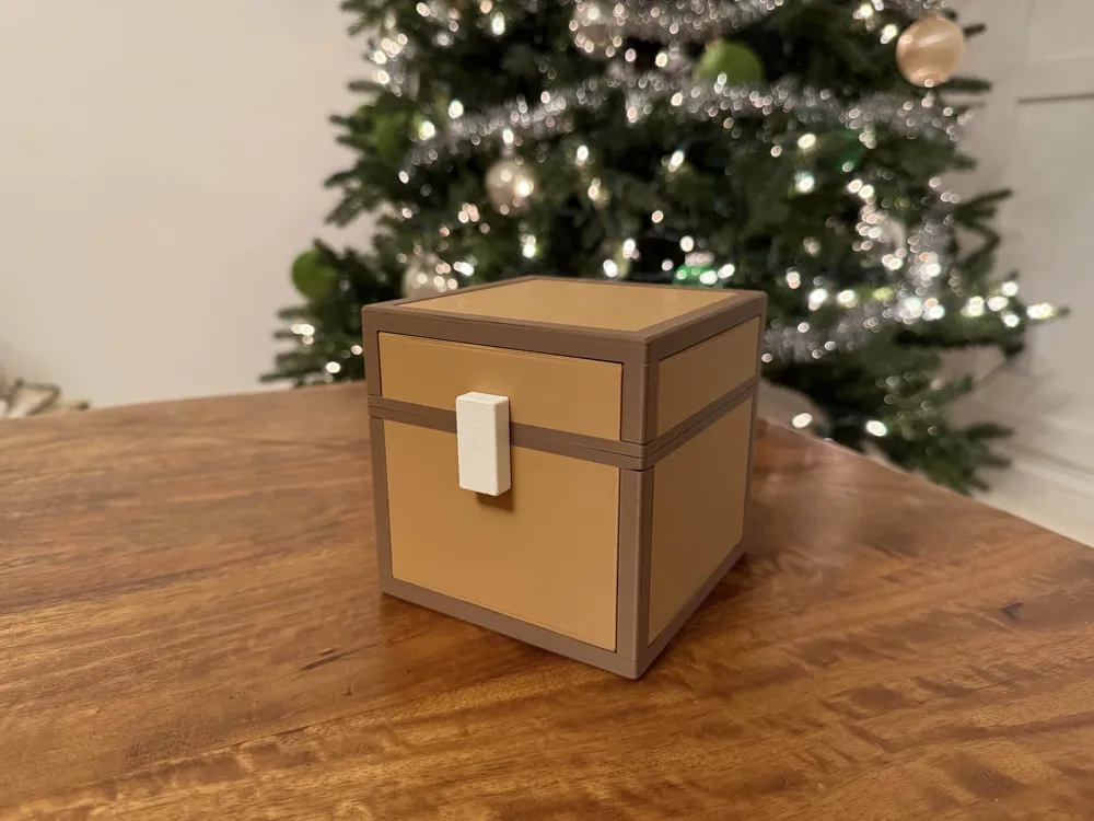 Minecraft Chest Box - Free 3D Print Model - MakerWorld