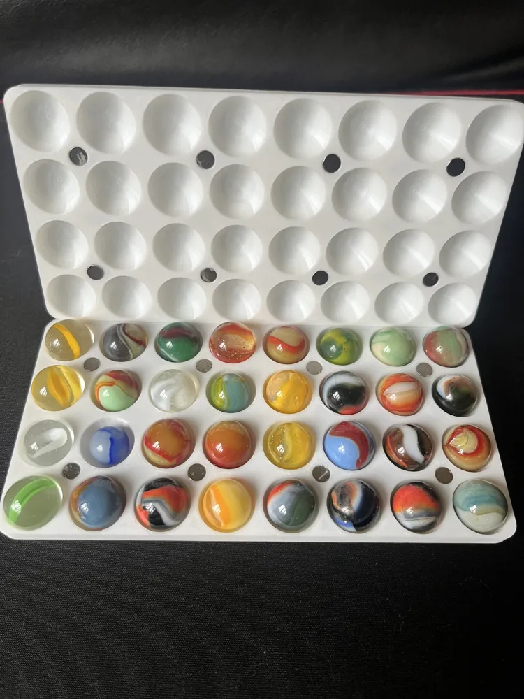 Magnetic marble storage box and display by keycapsandmarbles MakerWorld ...
