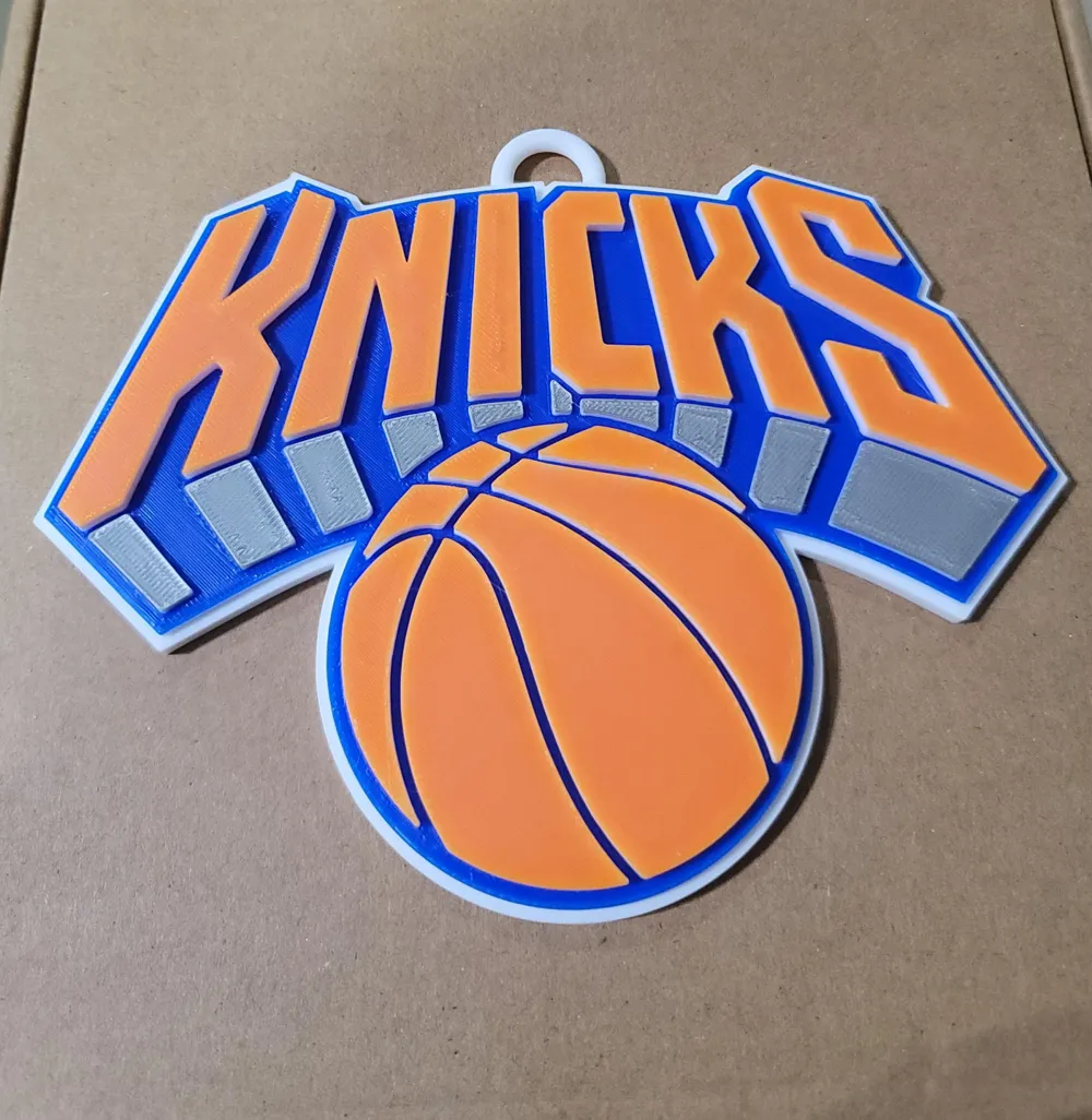 NEW YORK KNICKS 3D Logo 180mm series by mercadogarzas - MakerWorld