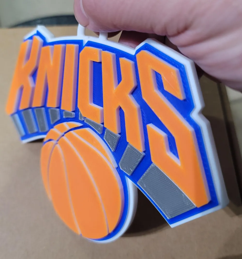 NEW YORK KNICKS 3D Logo 180mm series by mercadogarzas - MakerWorld