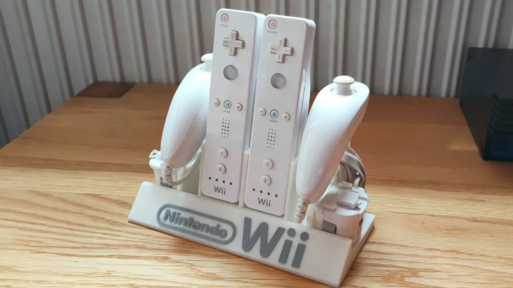 Nintendo Wii Wiimote Controller Stand by schnurrri MakerWorld: Download Free 3D Models