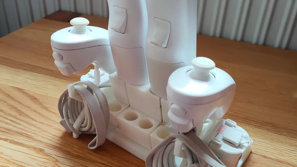 Nintendo Wii Wiimote Controller Stand - Free 3D Print Model - MakerWorld