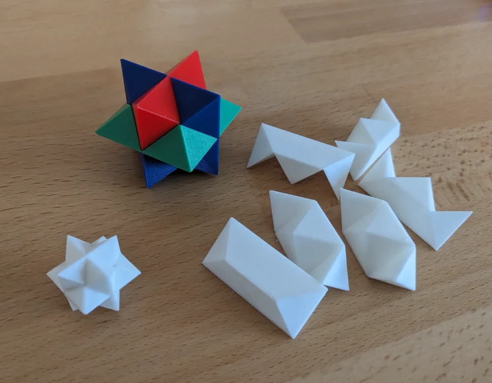 Puzzle - Star - Free 3D Print Model - MakerWorld