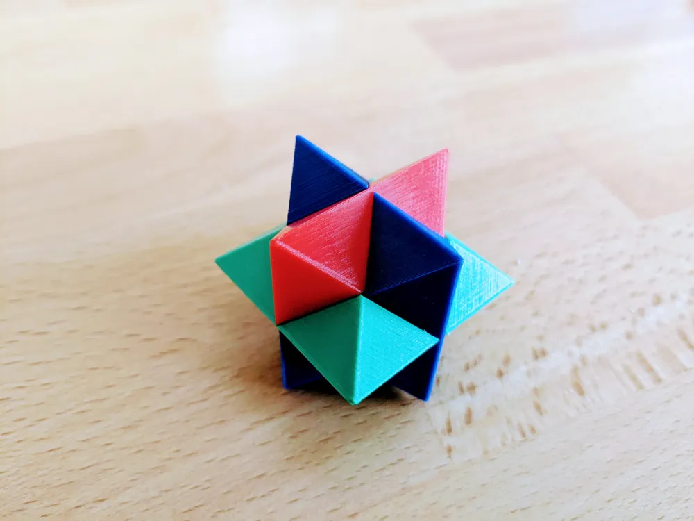 Puzzle - Star - Free 3D Print Model - MakerWorld