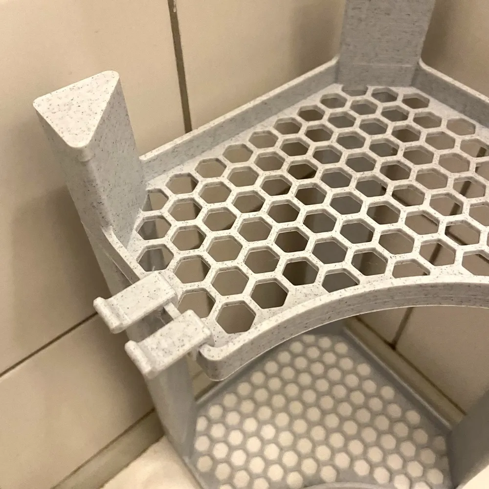 Bathtub Shower Corner Shelf (Modular) - Free 3D Print Model - MakerWorld