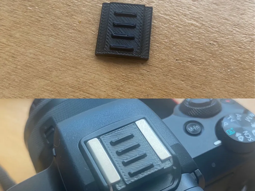 Hot shoe camera cap - photo by Bartosz Jóźwiak MakerWorld: Download ...