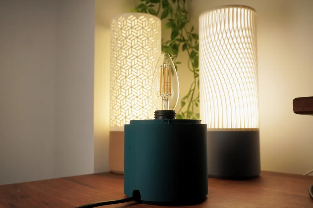 E14 Base for Lamp 2.0 By Foxwood - Free 3D Print Model - MakerWorld