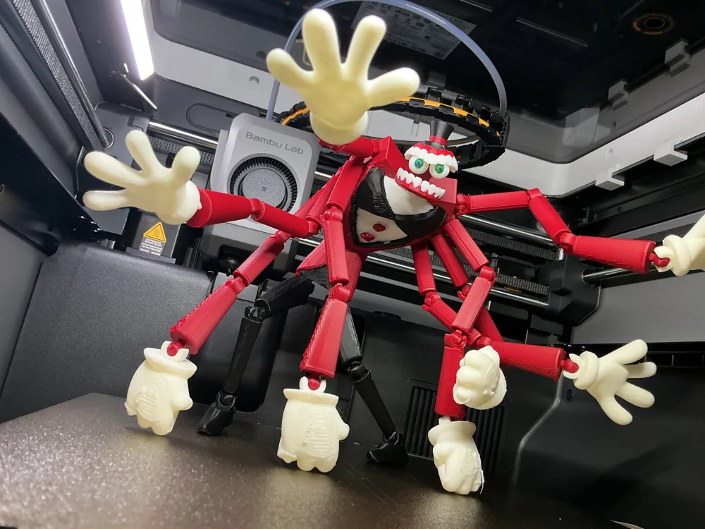 Articulated god/angry Caine From TADC - Free 3D Print Model - MakerWorld