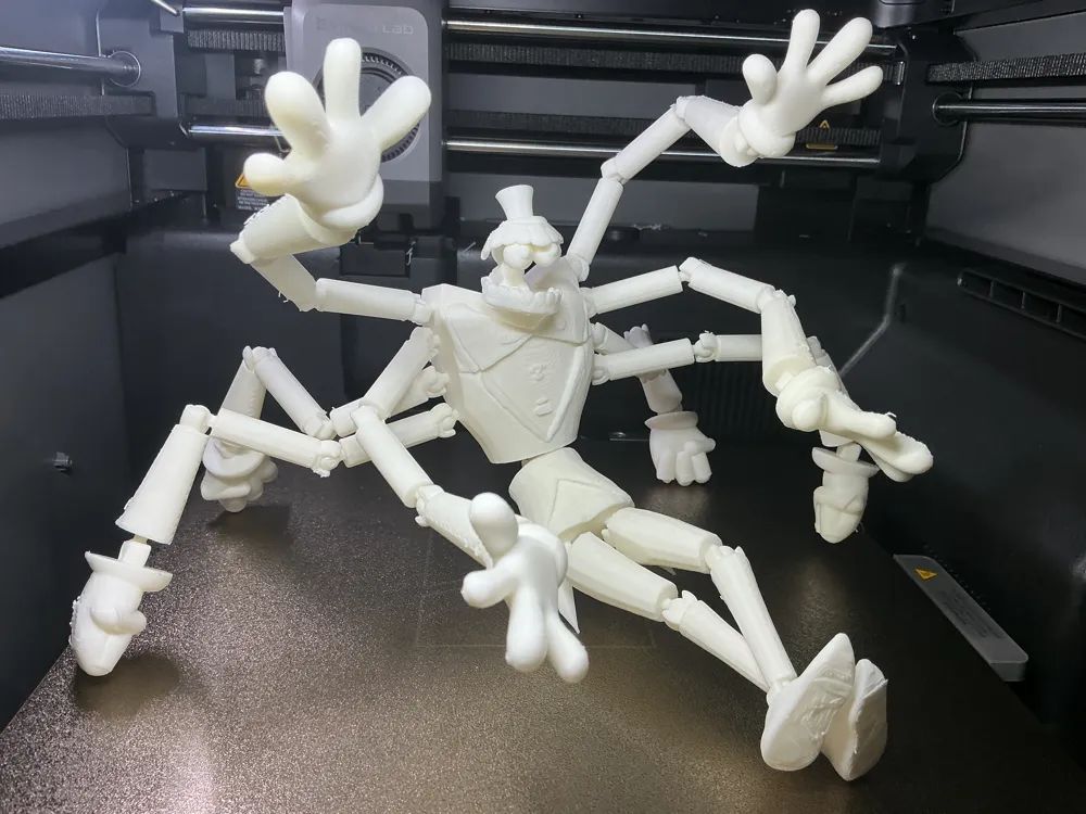 可活动关节的神化/愤怒的Caine 来自 TADC - 免费 3D 打印模型 - MakerWorld