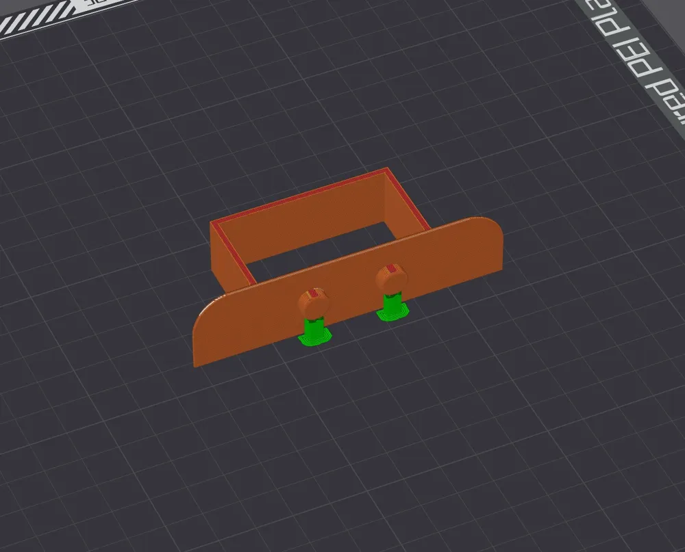 Humidity/Temperature gauge holder for Bambu Lab X1C/P1P - New, improved ...