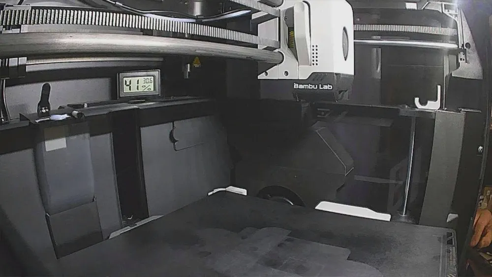 Humidity/Temperature gauge holder for Bambu Lab X1C/P1P - New, improved ...