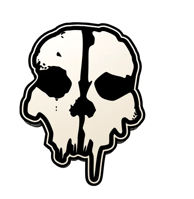 Ghost COD Mask Lightbox by StickyBuns MakerWorld: Download Free 3D Models