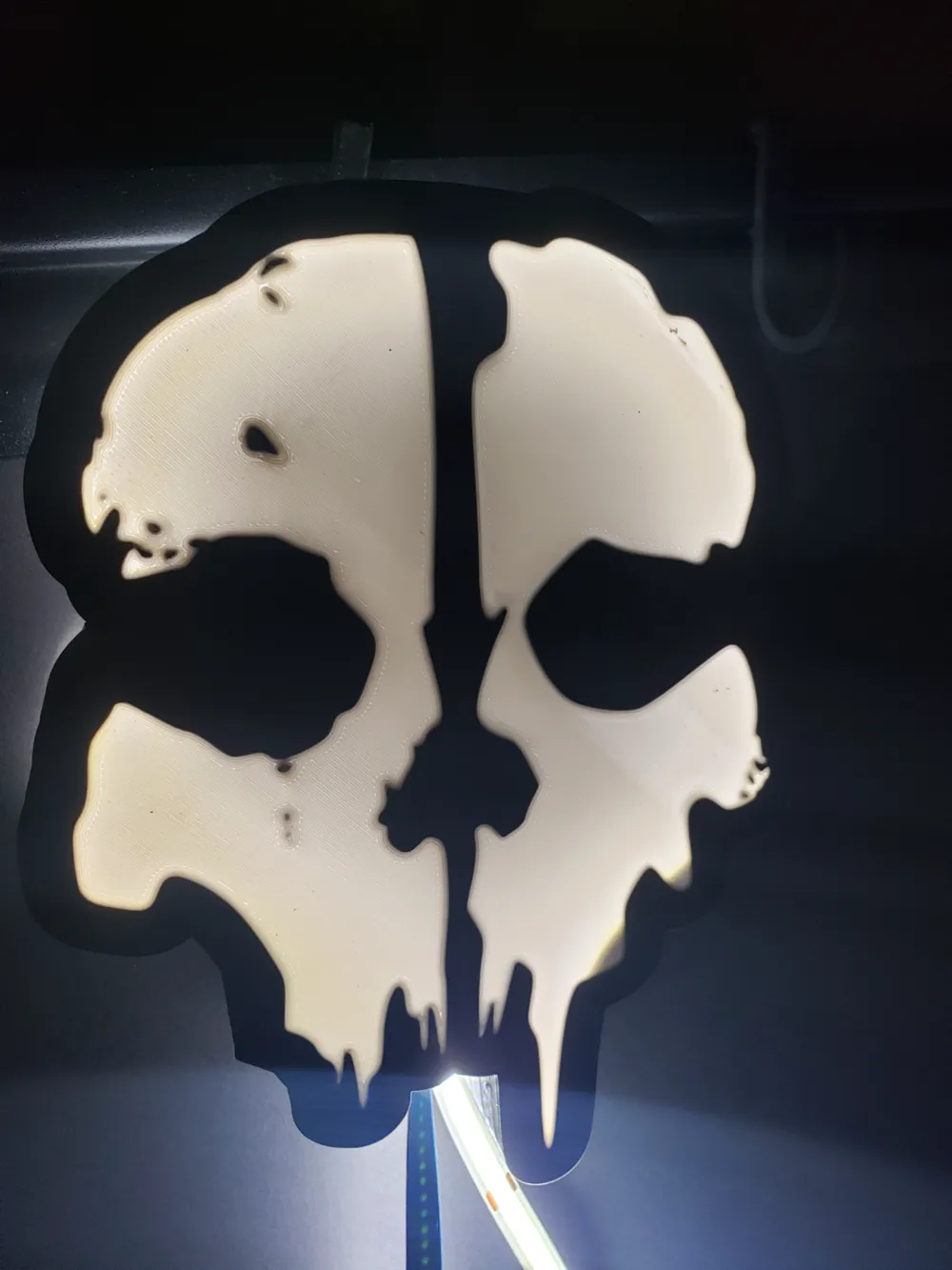 Ghost COD Mask Lightbox by StickyBuns MakerWorld: Download Free 3D Models