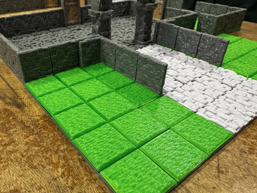 Grass Tiles for DnD Modular Map Maker - Free 3D Print Model - MakerWorld