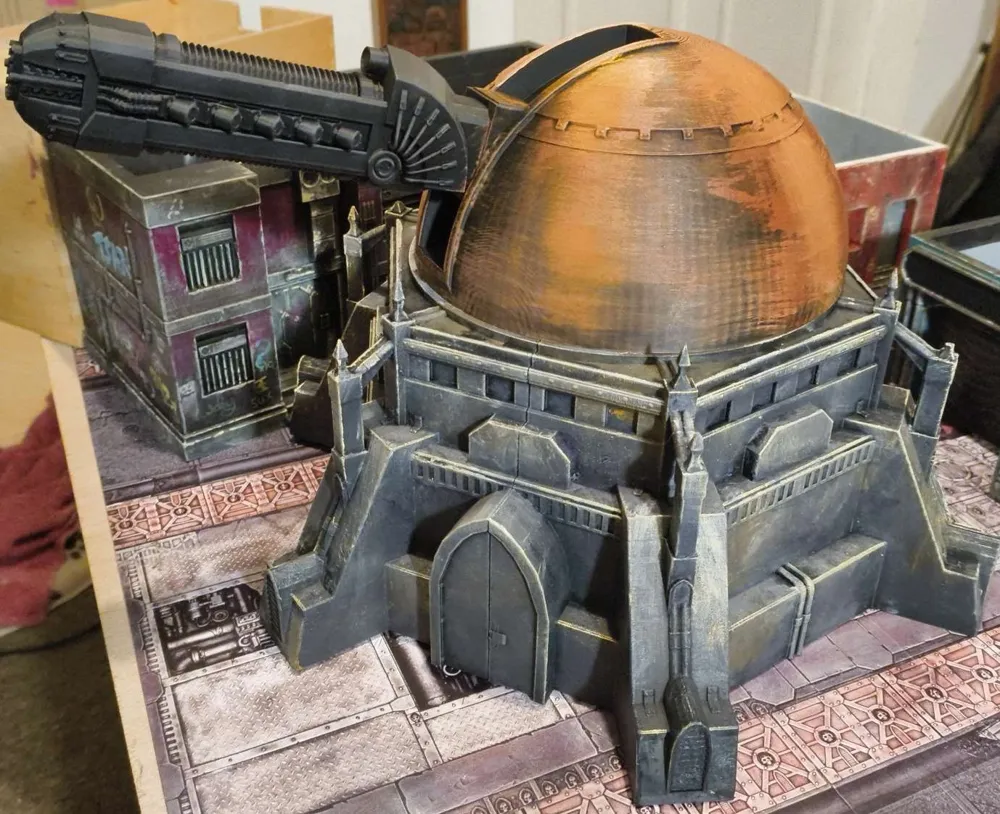 Sci-fi Planetary defence Cannon - Free 3D Print Model - MakerWorld