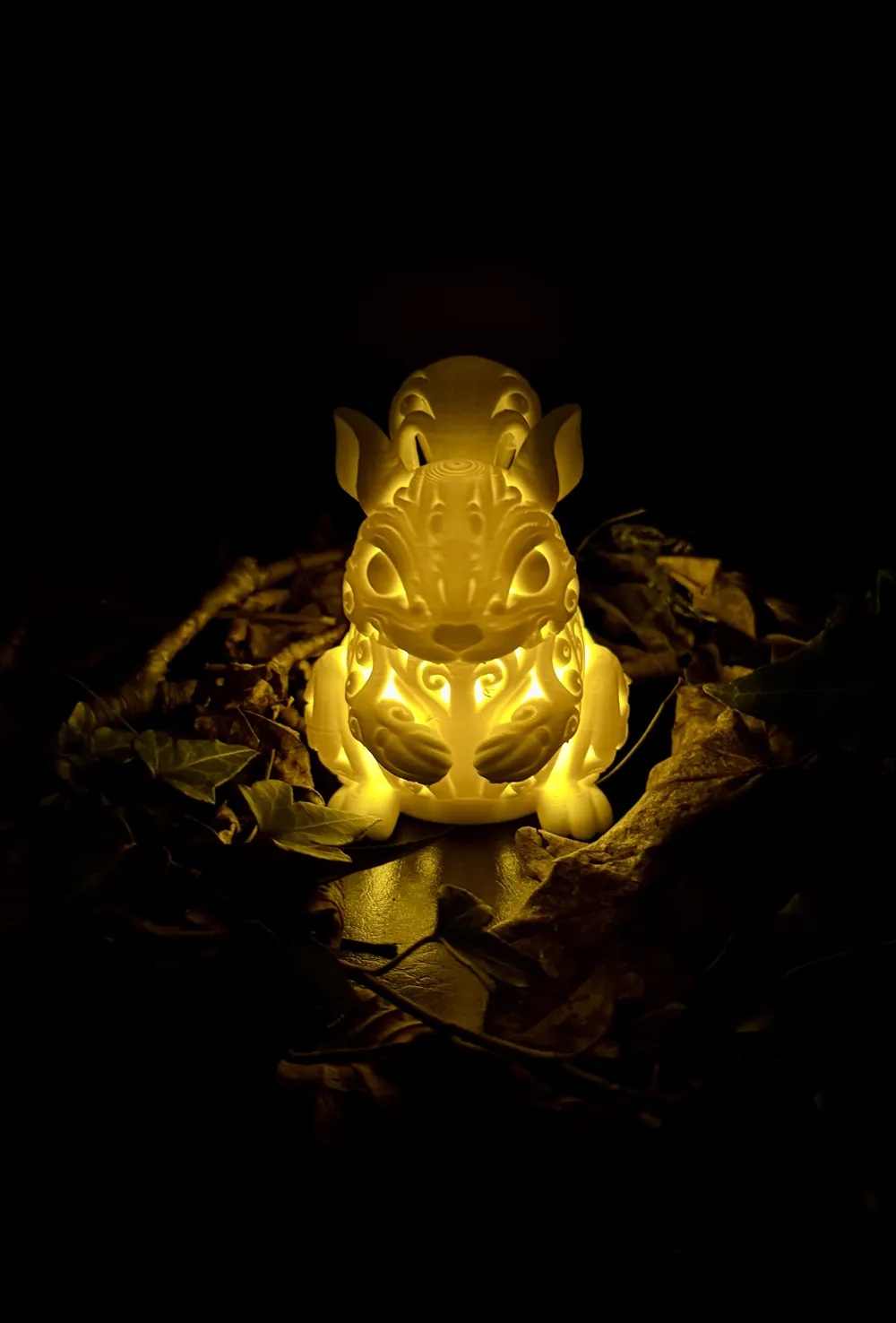 Esquilo no Estilo de Ornamento para Vela LED - Modelo gratuito para ...