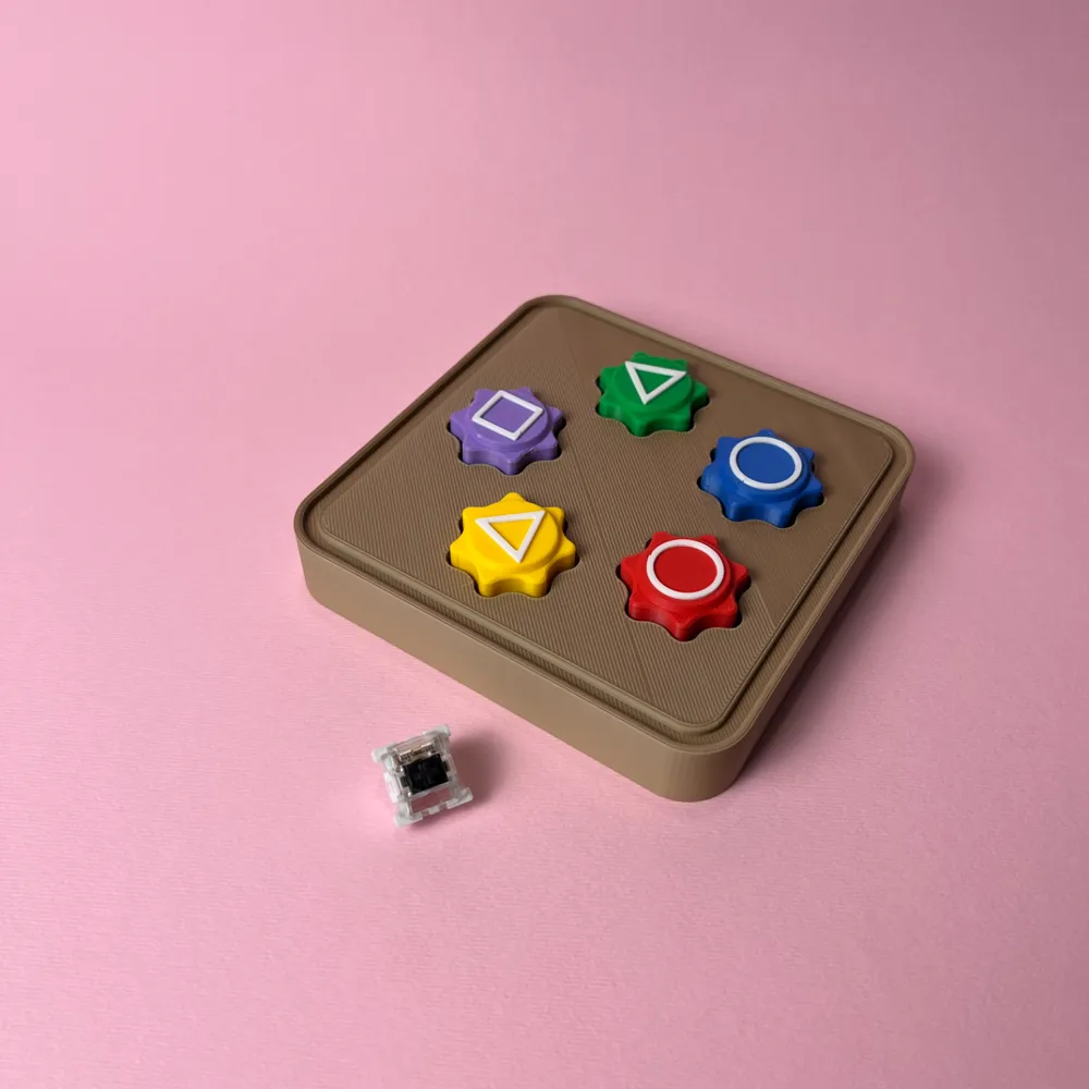 Squid Game Gonggi Catching Toy, Clicker Game Base by Valeria Momo ...