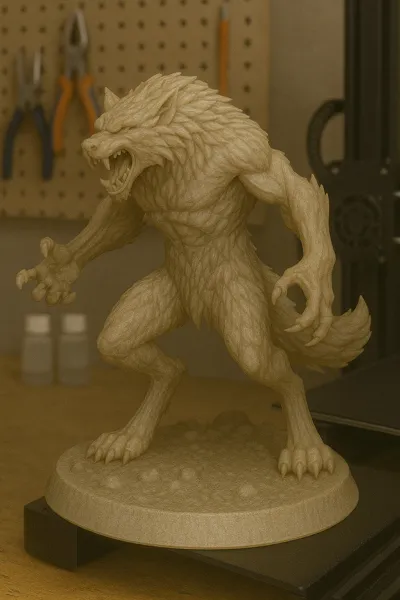 WereWolf Miniature by Mr.Printnbuild MakerWorld: Download Free 3D Models