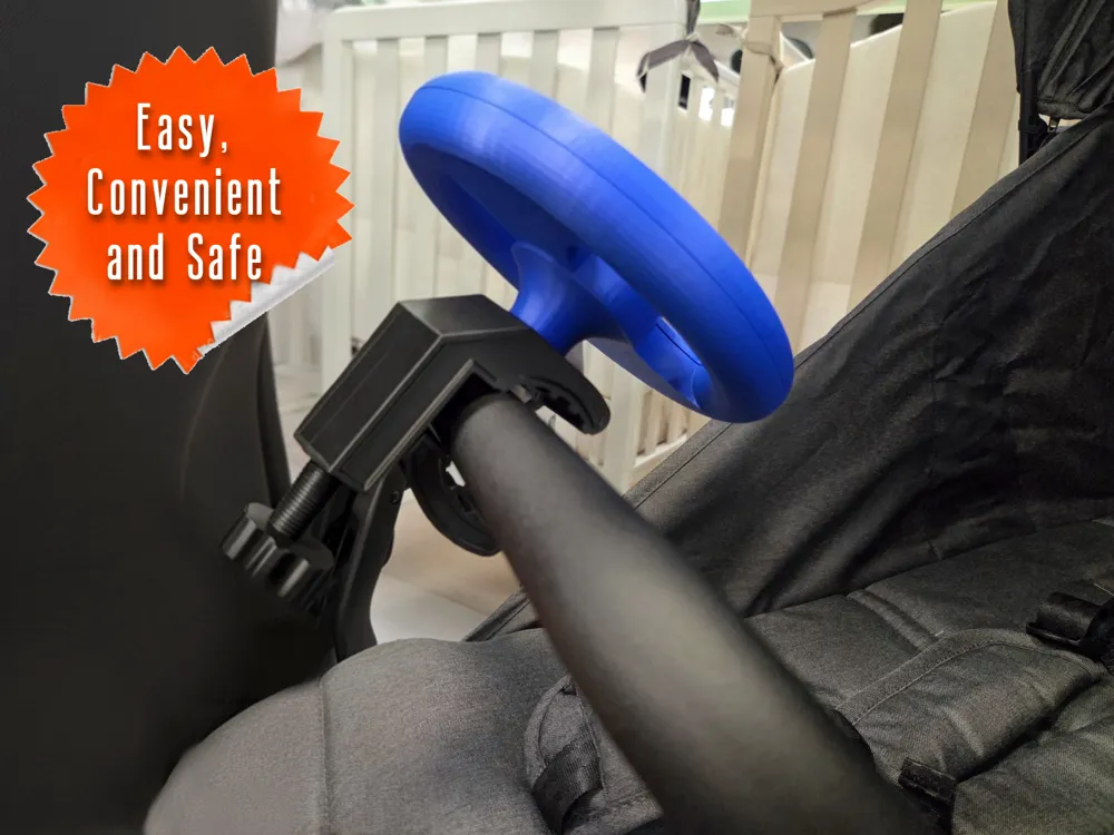 Stroller Steering Wheel Toy - Free 3D Print Model - MakerWorld